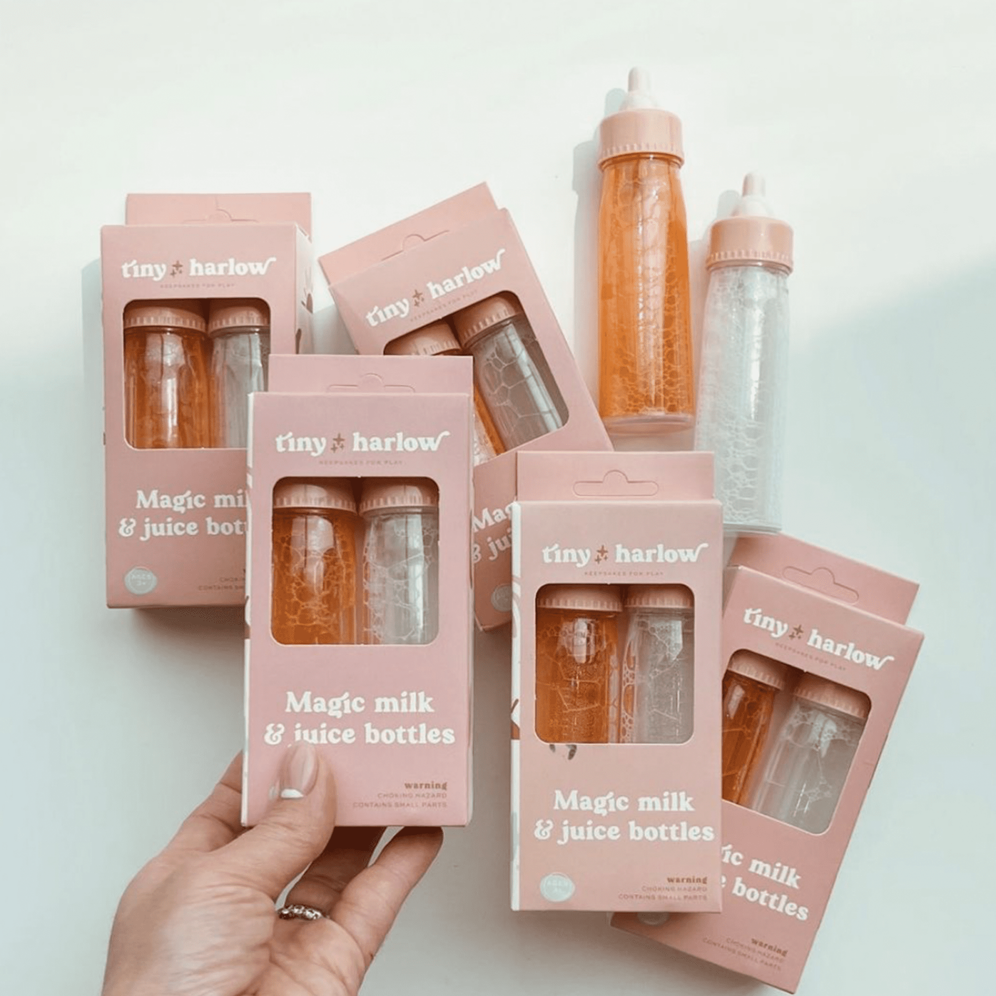 Tiny Harlow Magic Milk & Juice Bottle Set - Milka