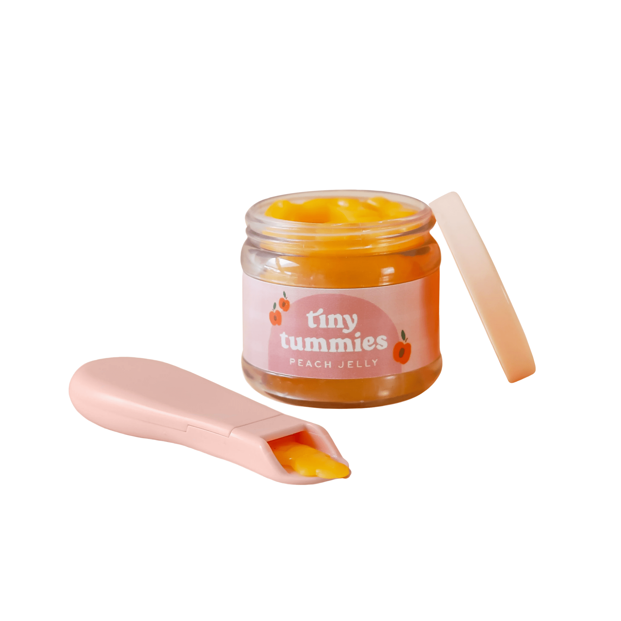 Tiny Harlow Magic Food Jar & Spoon Set - Peach Jelly - Milka