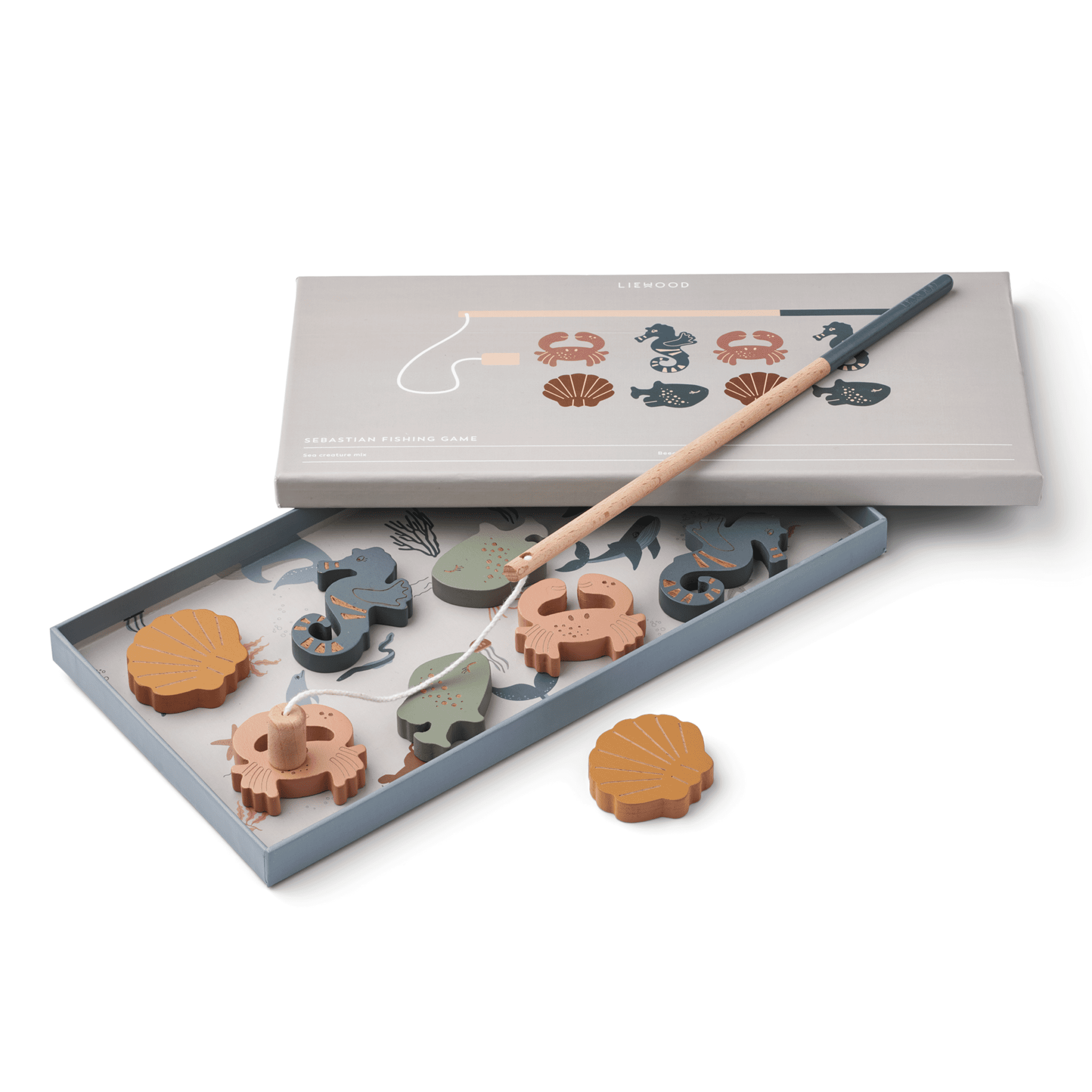 Liewood Sebastian Sea Creature Fishing Game - Milka